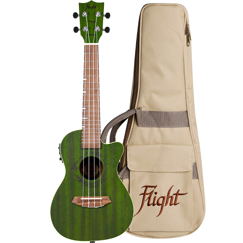 Flight DUC380 CEQ Jade Concert ukulele