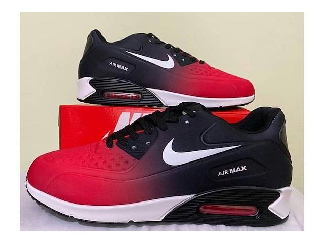 Nike air max 2 muske patike crno crvena NOVO