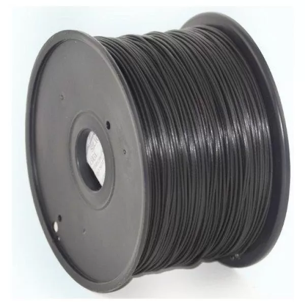 GEMBIRD Filament PLA za 3D štampač 1.75mm kotur 1KG crni (3DP-PLA1.75-01-BK)