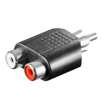 ADAPTER AUDIO 2xRCA/Ž - RCA