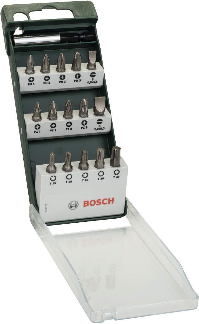 Bosch 16- delni Standard set bitova (S, PH, PZ, T)