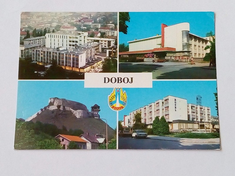 Doboj - Bosna - Putovala - Na Poledjini znak ZOI -