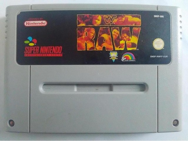 nintendo snes k wwf raw ispr sa slika