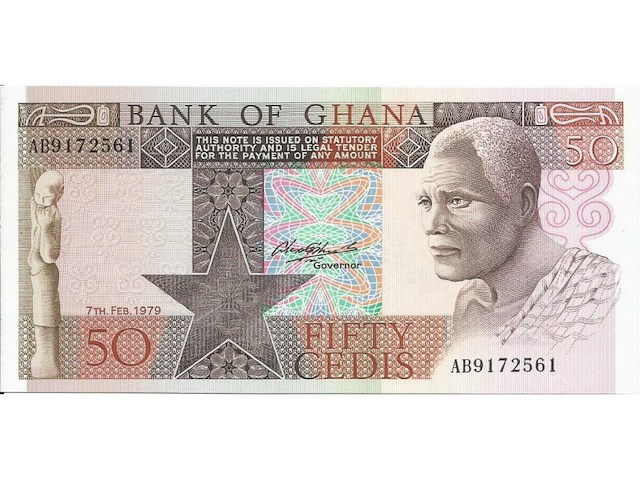 Ghana 50 cedis 1979. UNC