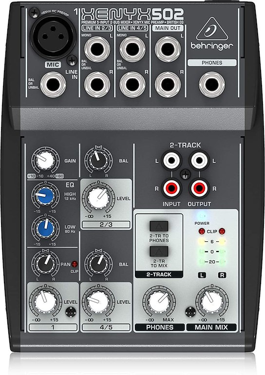 Behringer Xenyx 502 Pasivna mikseta