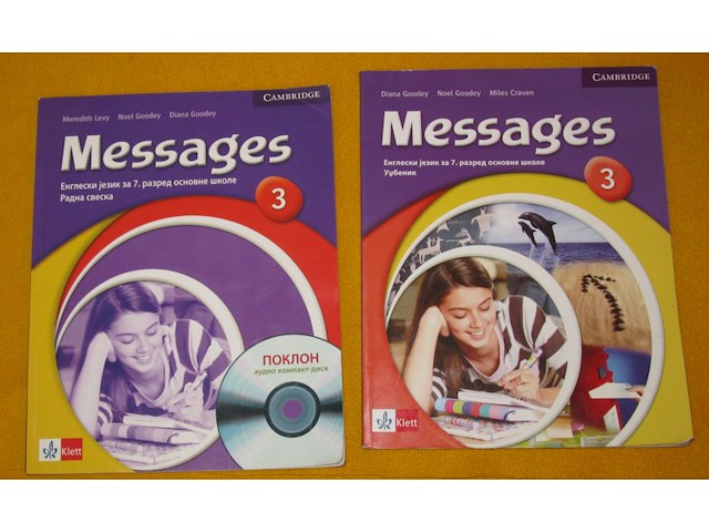 MESSAGES 3, komplet. Engleski za 7. razred. Klet