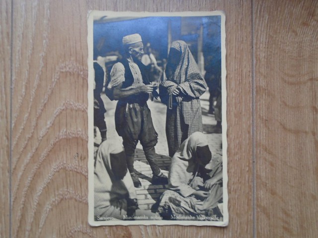 SARAJEVO - Muslimanska nošnja 1939