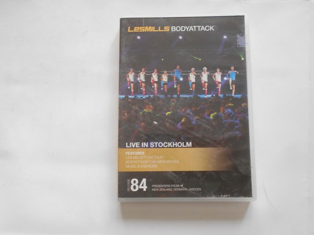 Lesmills release no.84 Bodyattack Live in Stockholm