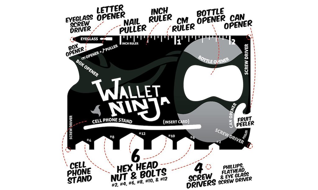 Wallet Ninja – 18 u 1 alat-kartica