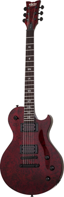 Schecter Solo-II Apocalypse | Red Reign #1293