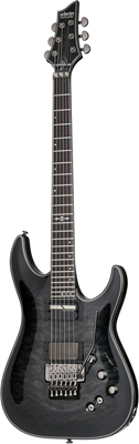 Schecter Hellraiser Hybrid C-1 FR S | Trans Black Burst #1957