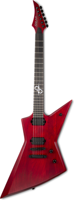 Solar Guitars E2.6TBR Trans Blood Red Matte električna gitara + torba