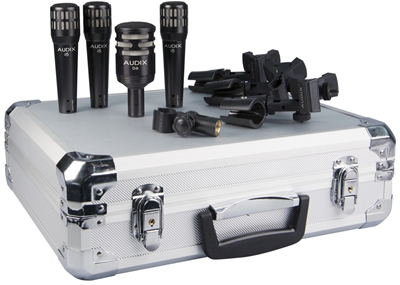 Audix DP4 Drum Microphone Set
Audix Introduces DP4 Instrument Mic Pack