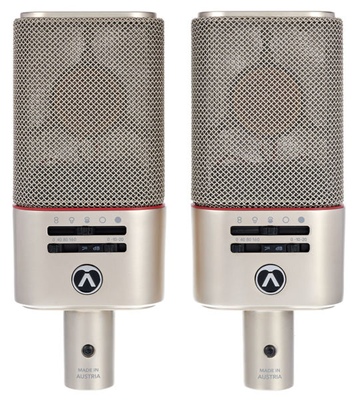 Austrian Audio OC818 Live Stereo Set | Pair of Multi-pattern Dual-output Large-diaphragm Condenser Microphones