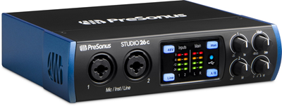 PreSonus Studio 26c | USB-C Audio Interface