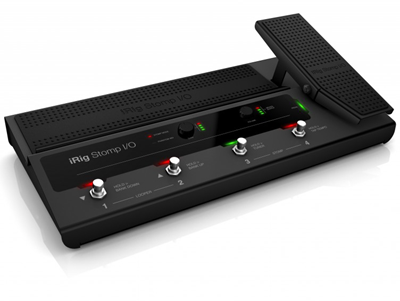 IK Multimedia iRig Stomp I/O Pedalboard Controller With Audio Interface