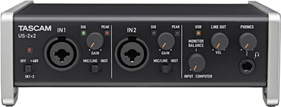 Tascam US-2x2 audio interfejs