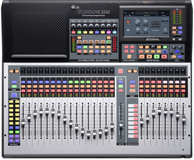 PreSonus StudioLive 32 SX | 32-channel digital mixer and USB audio interface