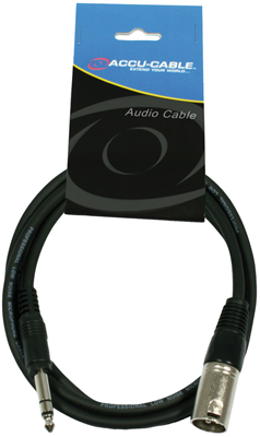 ADJ CABLE JACK STEREO/XLR MUŠKI 3m