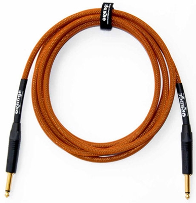 Orange Professional Instrument Cable, 6m, Straight, Orange