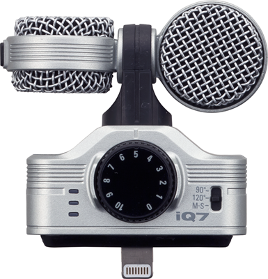 Zoom iQ7 stereo kondnezatorski mikrofon za iOS uređaje