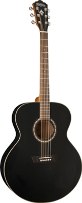 Washburn WJ7S Black Matte akustična gitara