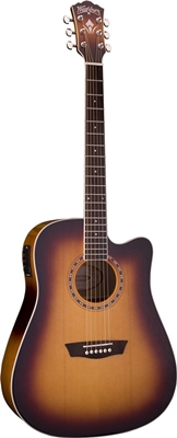 Washburn WD7SCE All Tobacco Burst