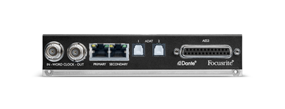 Focusrite ISA ADN8 | 8-Channel A-D Card For ISA Mic Preamps w. Dante