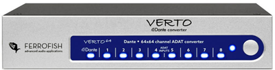 Ferrofish Verto 64 ADAT/Dante konverter