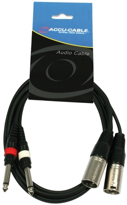 American Audio Accu-Cable AC-2XM-2J6M/3