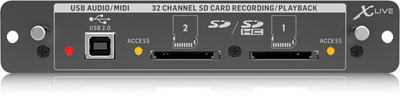 Behringer X-LIVE 32-kanalno USB proširenje za snimanje na SD/SDHC karticu