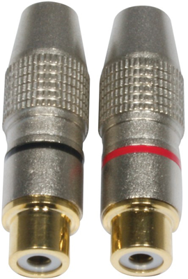 American Audio Accu-Cable AC-C-RFG/SET RCA Cinch plug female gold priključci