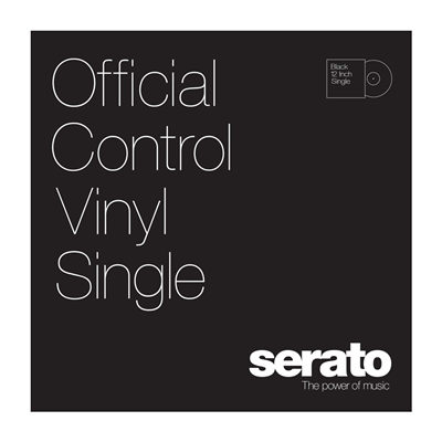 Serato Performance-Serie Vinyl BLACK kontrolna vinil ploča (Single)