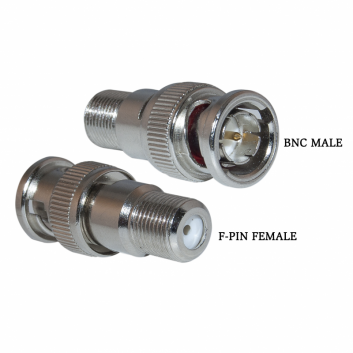 Adapter BNC male - F female .