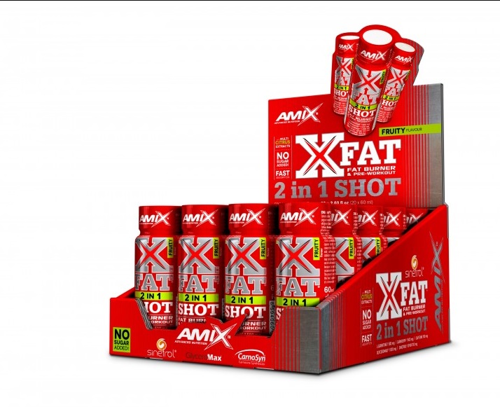 X-Fat 2in1SHOT 20x60ml BOX Fruity Amix