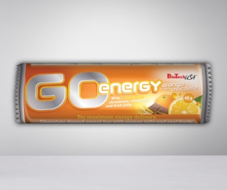 GO Energy Bar 40g Narandža Crna Čokolada BioTechUsa