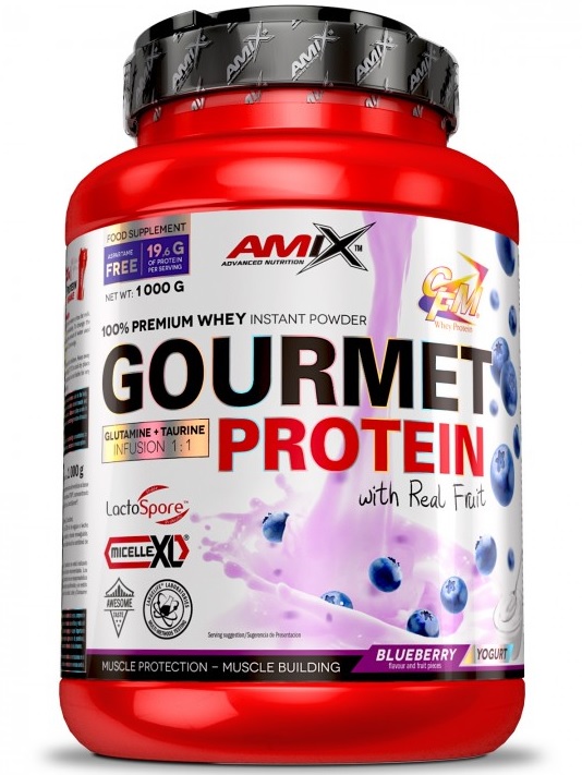 Gourmet Protein 1kg Borovnica Amix
