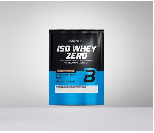 100% IsoWhey Zero, Jagoda, 25g, BioTechUsa