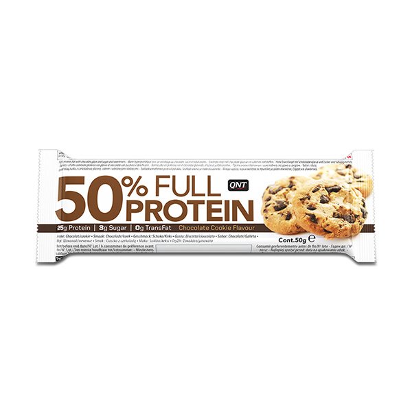 50% Full Protein Bar 12x50 Keks i krem QNT (Rasprodato!)