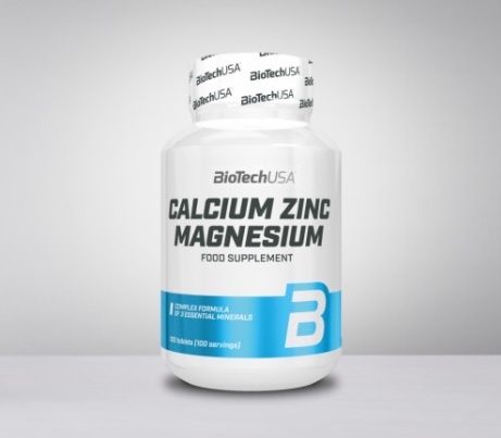 Calcium Zinc Magnesium 100tab BioTechUsa