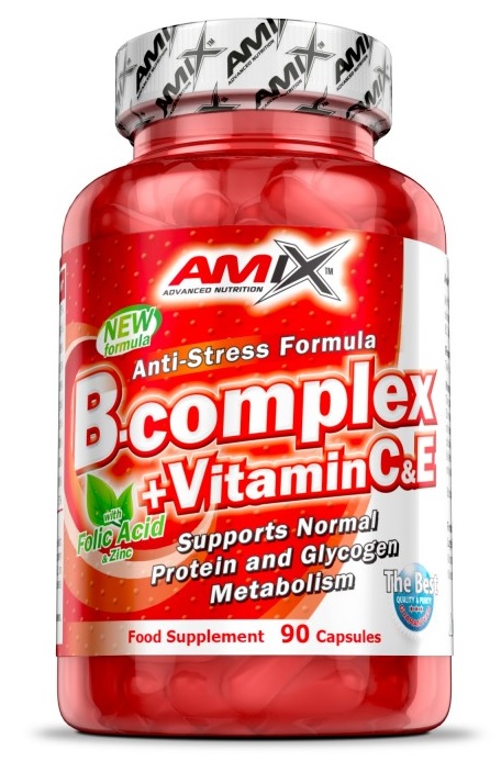 B-Complex + Vit C & Vit E 90 tablets Amix