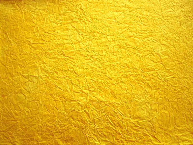 Gužvani papir - limun žuti