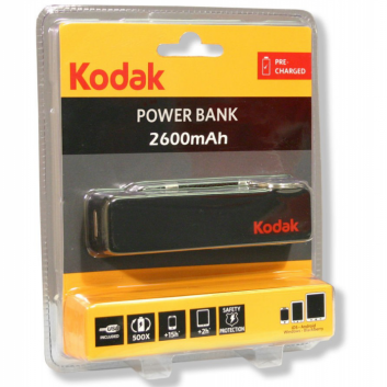 KODAK Power bank 2600 mAh crna