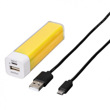 """Power Pack napajanje micro usb 2600 mAh, zuti"""