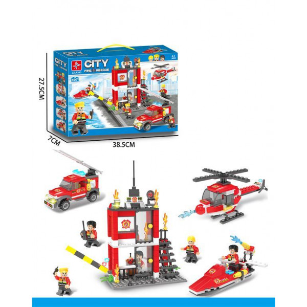 Dečije Kockice City Fire&Rescue 407 pcs 709098