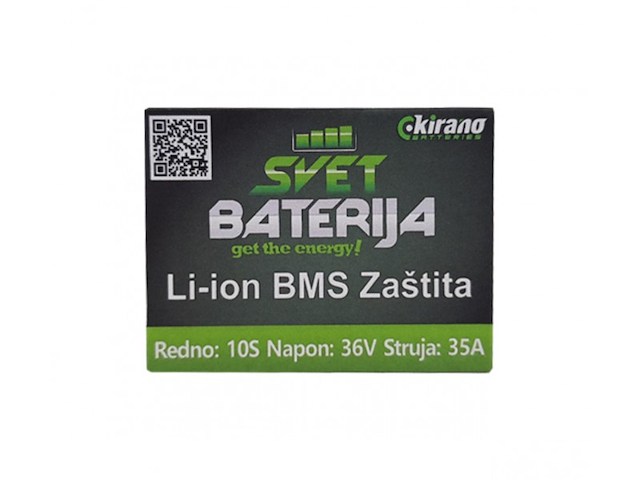 BMS 10S 35A Zaštita Balans 36V Li-ion eBike Skuter