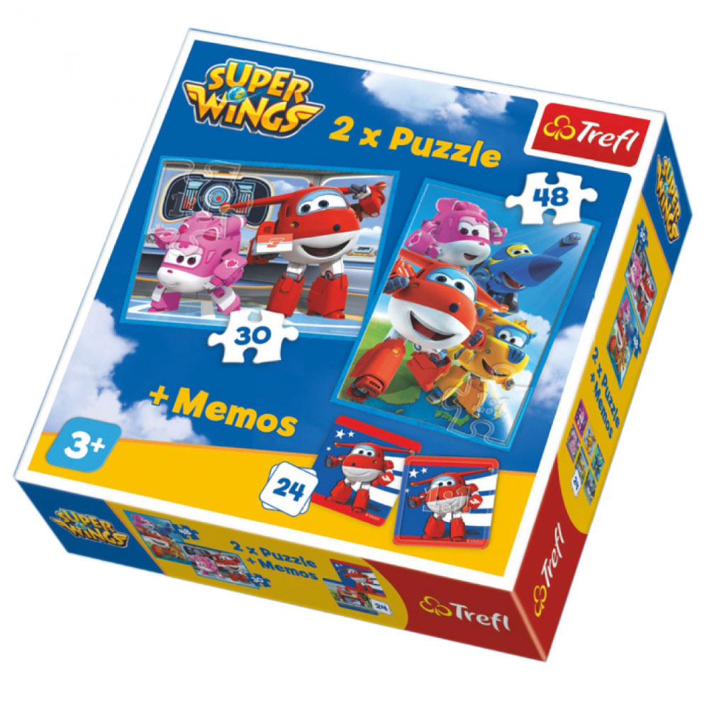 Slagalica 2u1 i Memos Super Wings 12-906356