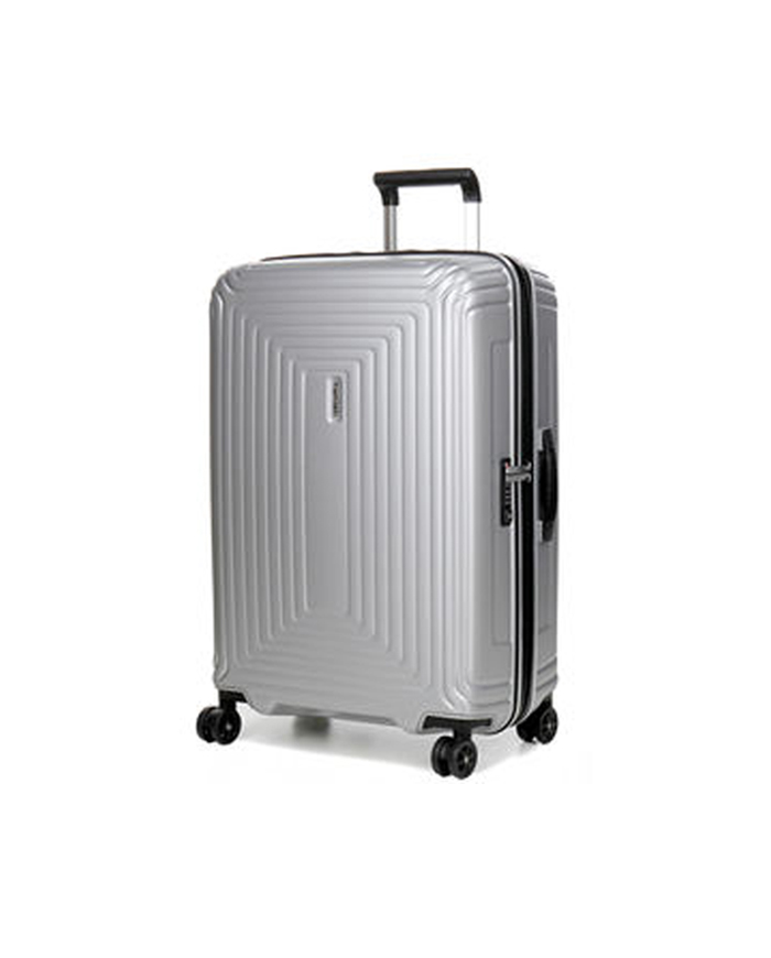 KOFER NEOPULSE DLX-SPINNER 69/25 MATTE SKY SILVER TROLLEY Samsonite