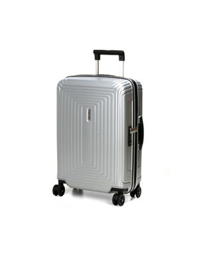 KOFER NEOPULSE DLX-SPINNER 55/20 MATTE SKY SILVER TROLLEY Samsonite