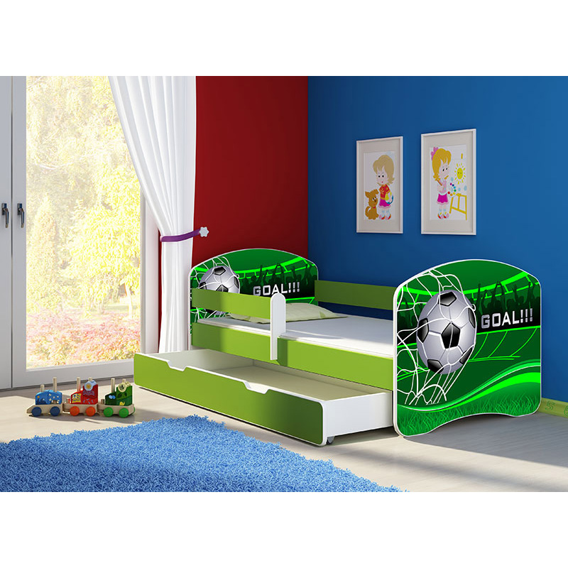Acma 2 Krevet za decu Green sa fiokom 180x80cm + Gratis dušek – Više dezena ACMKR180X80FOG